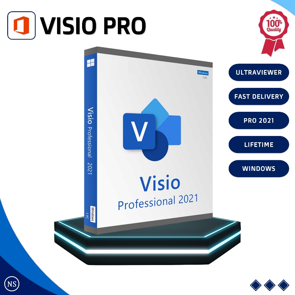 Make Your Vision with Visio Pro 2021 | Updatable | Lifetime 100% Work ...