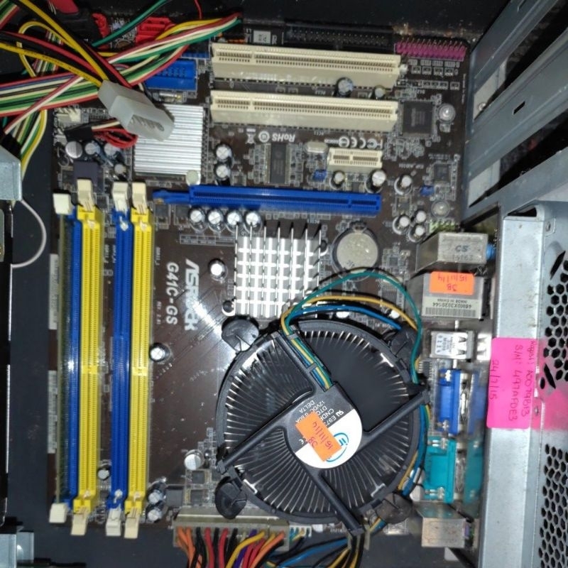 ASROCK G41C-GS MOTHERBOARD With Intel CPU 2G RAM CASING | Shopee Malaysia