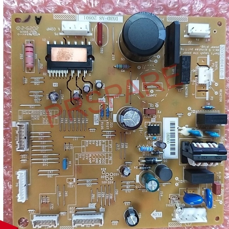 TOSHIBA 60763 GR-A28MS POWER PCB GUNA UNTUK COMPRESSOR GMCC PETI SEJUK ...