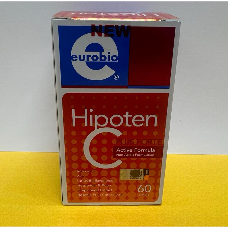 Eurobio Hipoten C 1000mg 60s [Exp 7/2027] | Shopee Malaysia