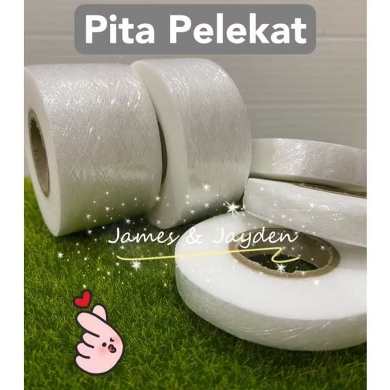 [Roll] Pita Pelekat Kain / Lencana Sekolah / Fabric Adhesive Tape ...