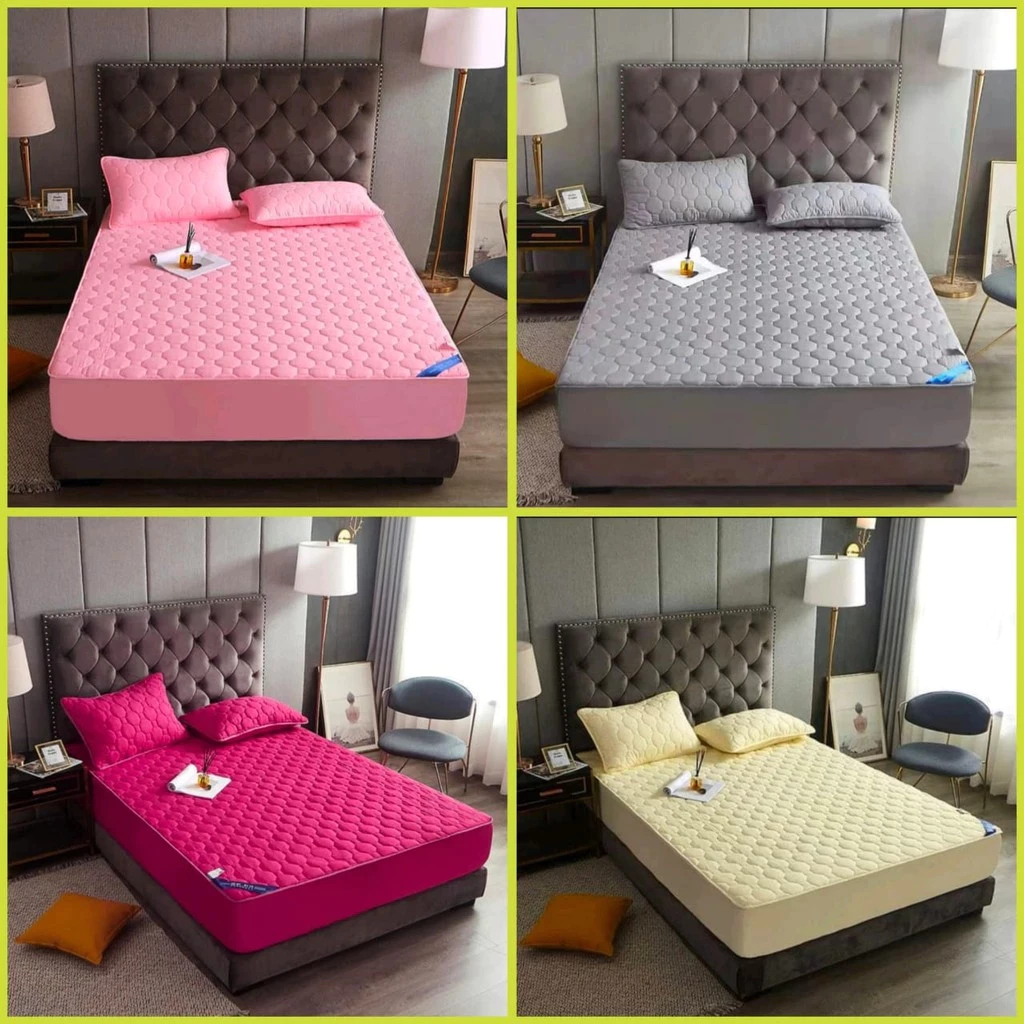 ListonX cadar Hotel hilton 3in1 Bedsheet | Plain & Patchwork | Single, Queen, King | Shopee Malaysia