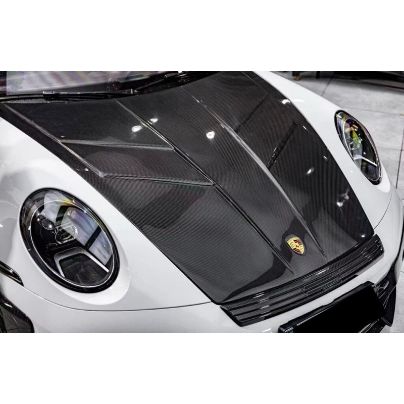 Porsche carrera 911 992 2019 - 2024 GT3 Keyvany dry carbon front bonnet ...