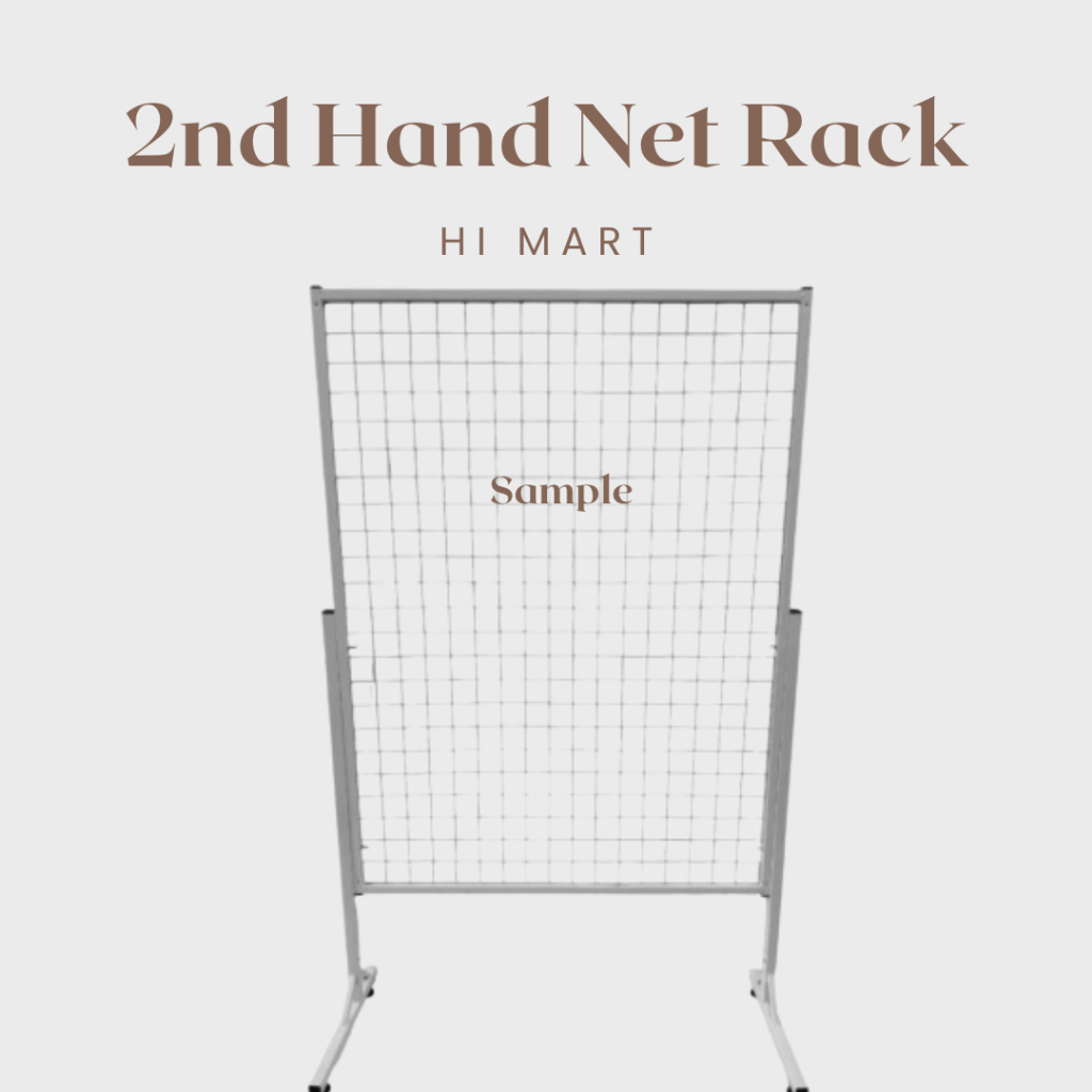 2nd Hand Used Netting Frame Display Rack Rak Jaring Multifunctional ...