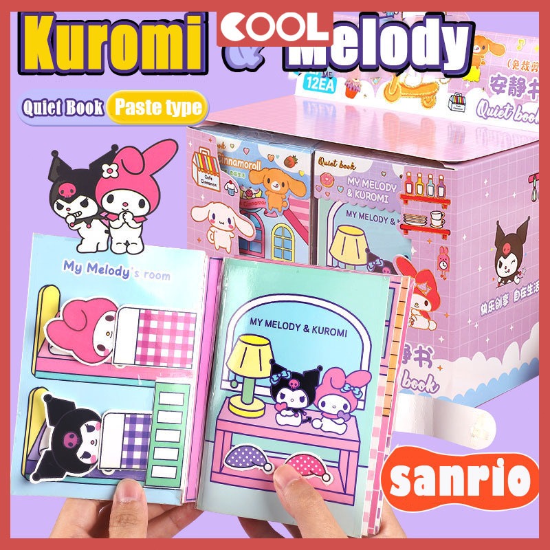 QUIET BOOK Kuromi Melody Sanrio Girl Dress Up Kids Educational Handmade ...