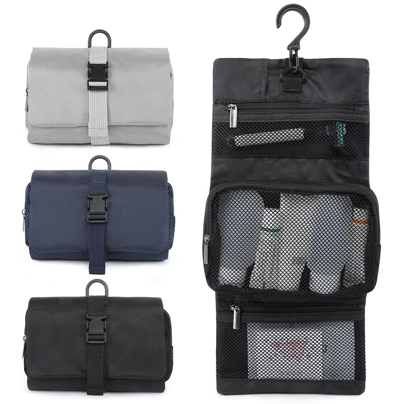 3-in-1Folable Travel Toiletries Hanging Bag Waterproof Large Capacity ...