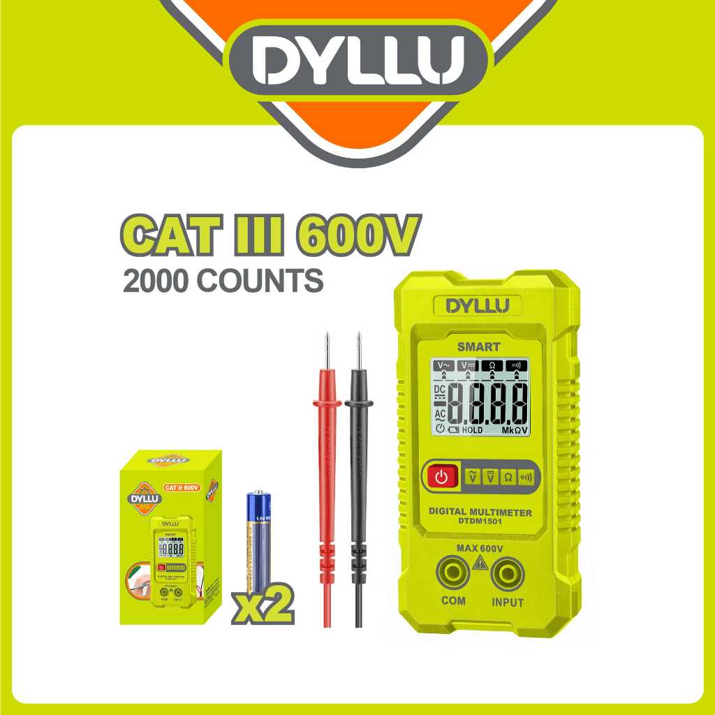 DYLLU DTDM1501 Digital multimeter | Shopee Malaysia