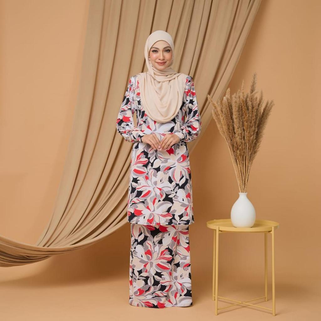 KLM028 046 Kurung Moden RAYA Material LYCRA Anti Kedut Selesa, Anggun ...