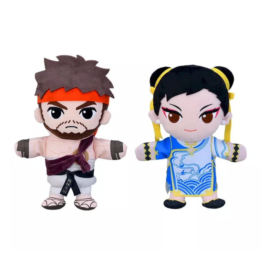 Street Fighter 6 Puppet Plush Toy Doll Chun-Li & Ryu 31cm Set of 2 SEGA ...