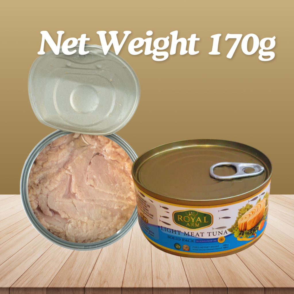 Royal Arm Tuna / Light Tuna Meat / Tuna In Can / Halal / Food / Ready ...