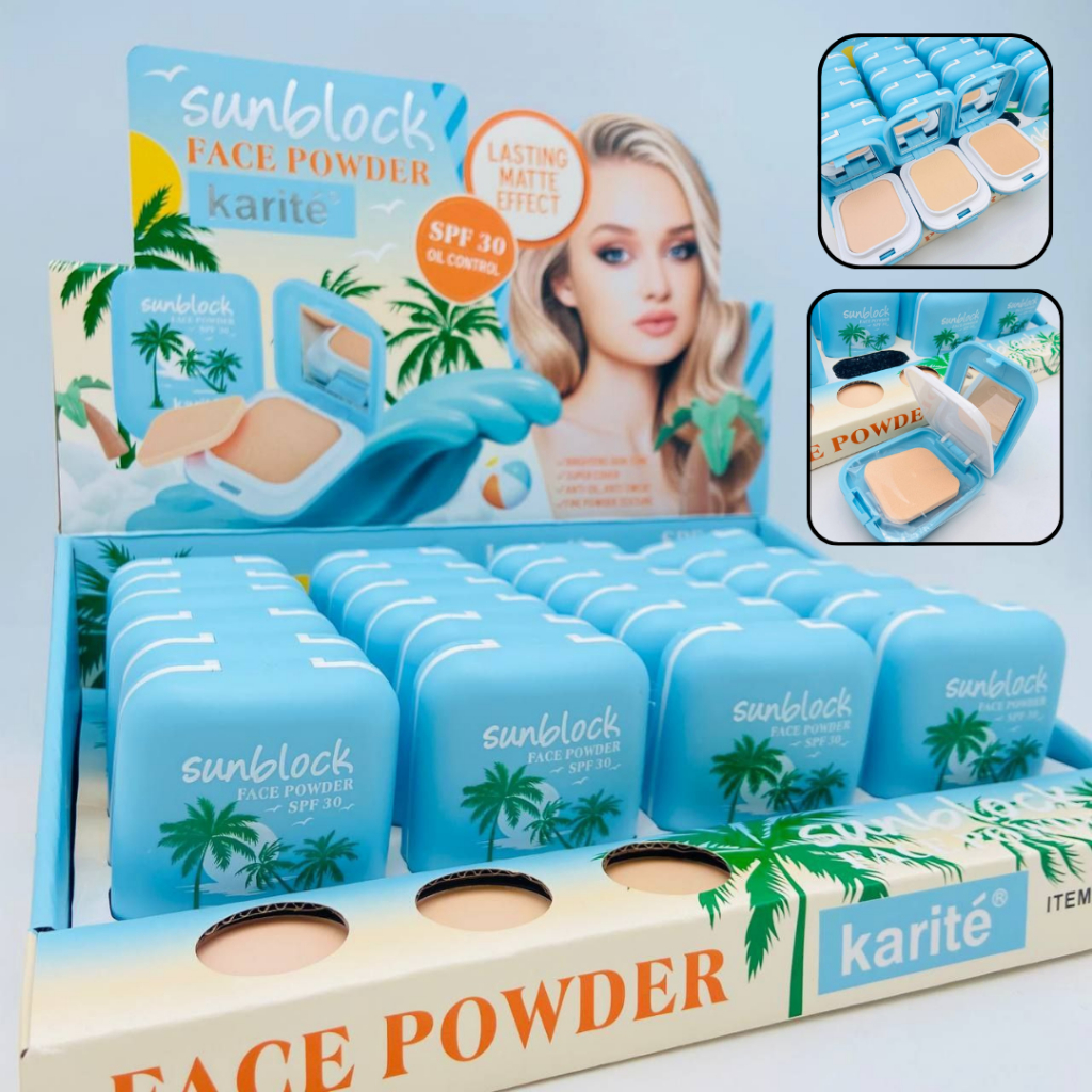 KARITE SPF30 OIL CONTROL SUNBLOCK FACE POWDER 12G (81580-47) | Shopee ...