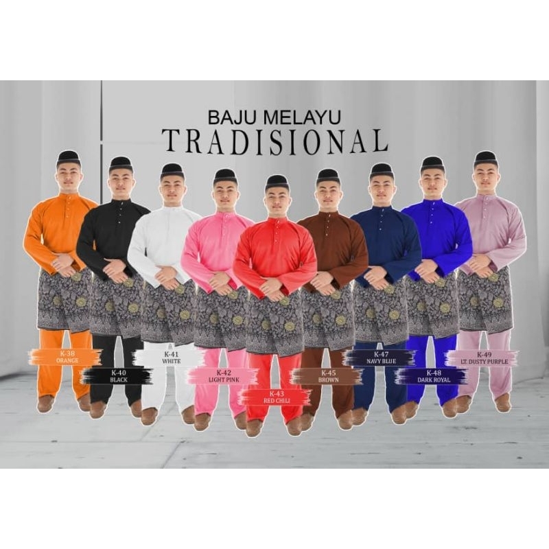 BAJU MELAYU TRADISIONAL CEKAK MUSANG DAN TELUK BELANGA😍 | Shopee Malaysia