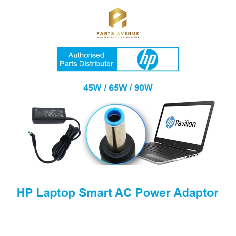 OFFICIAL HP Laptop Charger Adapter 65W HP Pavilion Probook Elitebook ...