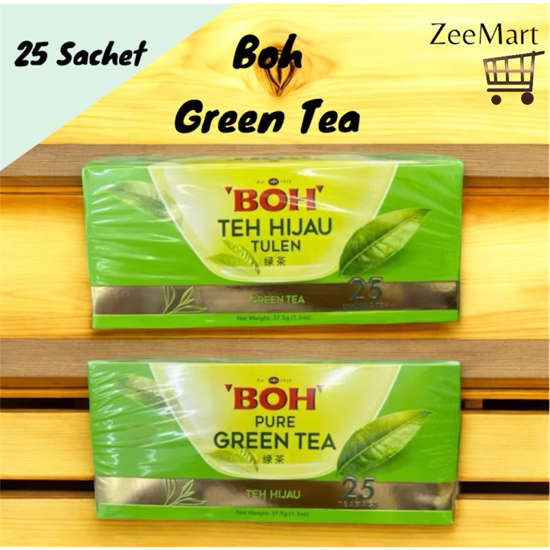 BOH Teh Hijau 25 Uncang Teh x 37.5gram | Shopee Malaysia