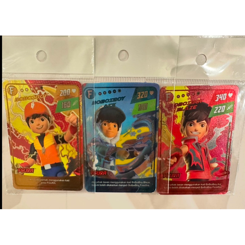 Fgura card Boboiboy Limited edition | Shopee Malaysia