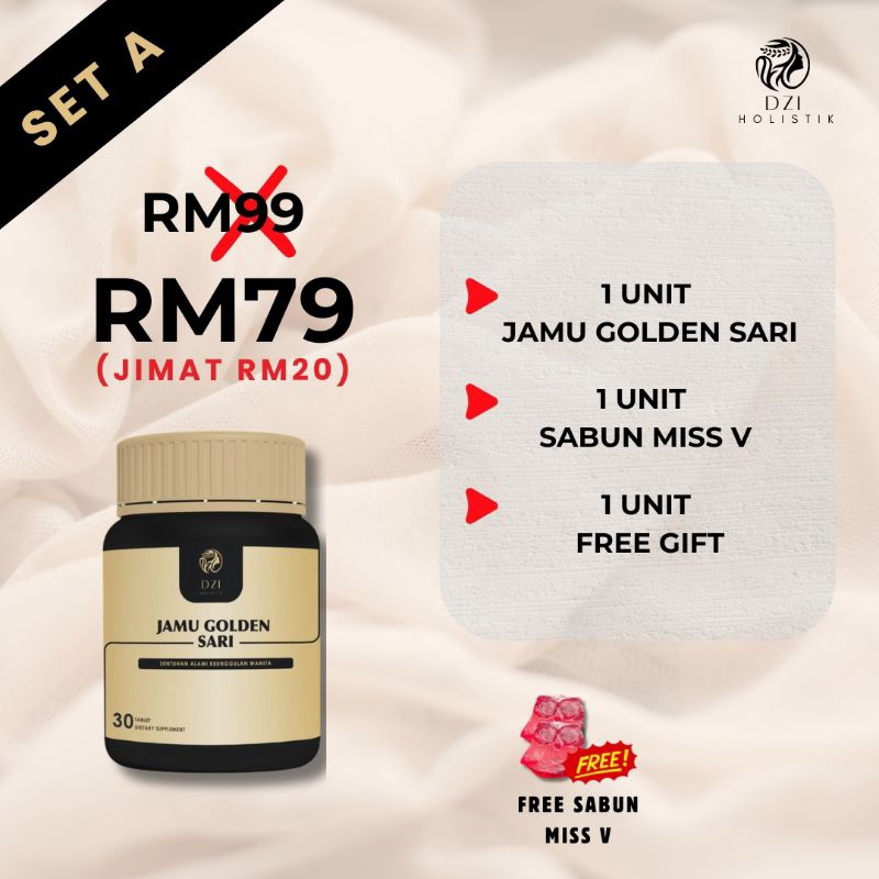 Original JAMU GOLDEN SARI tablet kemam untuk wanita | Shopee Malaysia