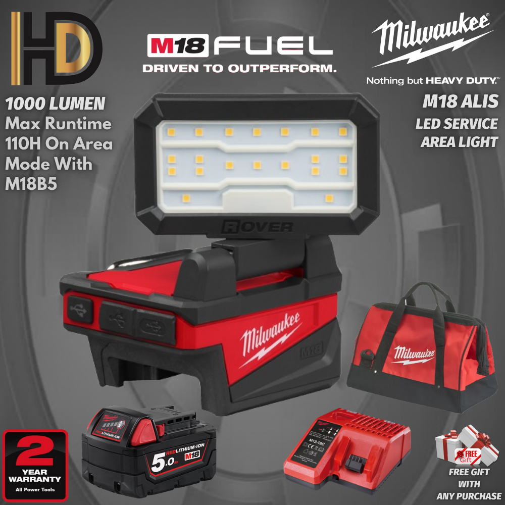 Milwaukee M18 ALIS LED Service Area Light / 1000 LUMEN / Milwaukee M18 ...