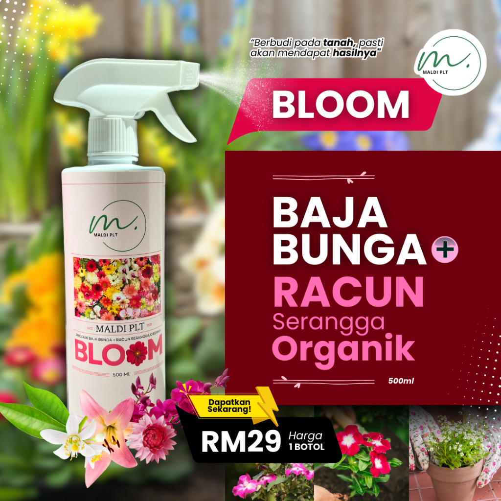 BAJA BUNGA + RACUN SERANGGA BLOOM ORGANIK PEST CONTROL MALDI PLT ...