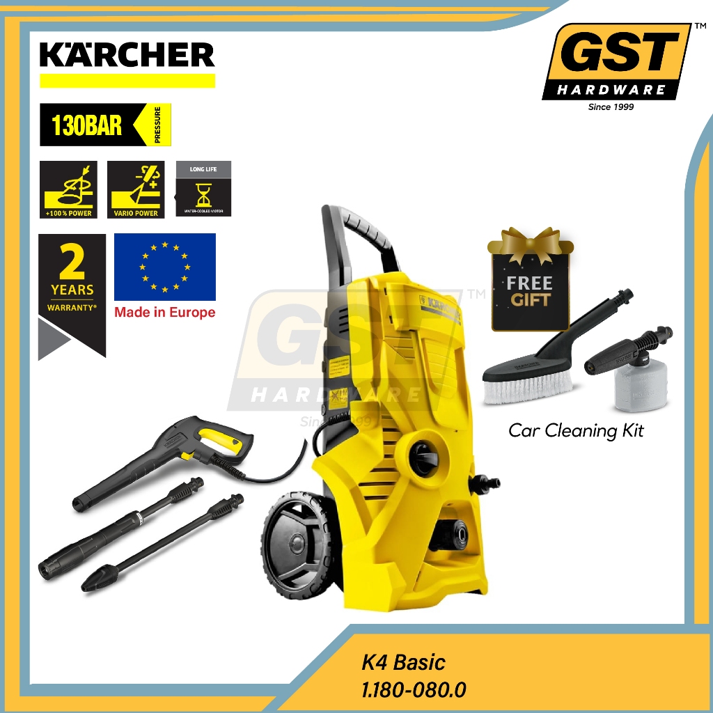 🔥 Karcher Water Jet K4 Basic Karcher K4 Basic Karcher Pressure Washer Water Jet High Pressure ...