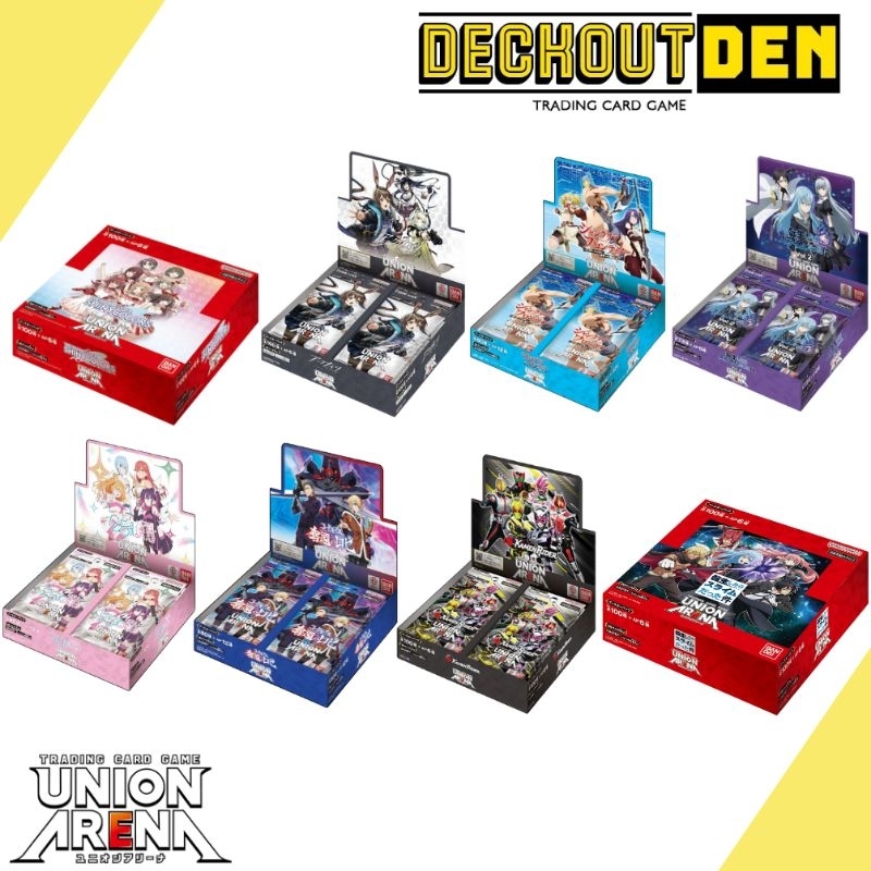 UNION ARENA TCG Booster Box ( UA04BT / UA30BT / UA32BT / EX09BT ...