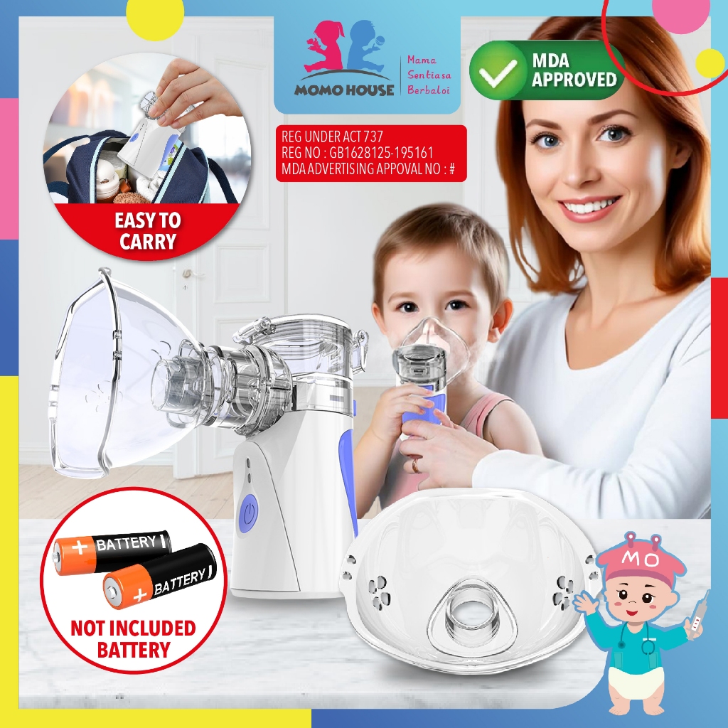 Portable Mesh Nebulizer Machine For Kids & Adult Nebulizer Portable ...