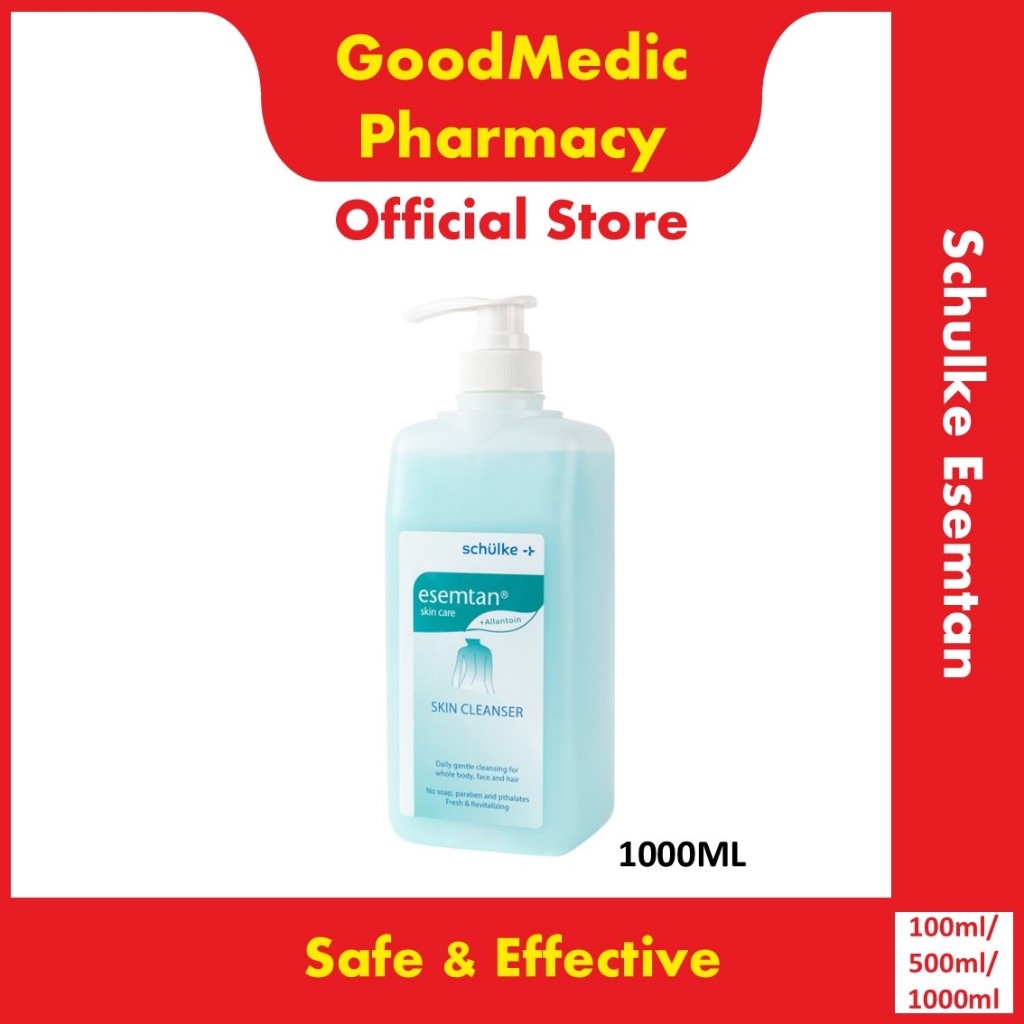 Schulke Esemtan Soap Free Skin Cleanser (100ml/500ml/1000ml) | Shopee ...
