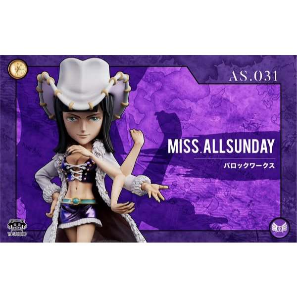 YZ Studio - Miss All Sunday (Robin) One Piece Resin Statue GK Anime ...