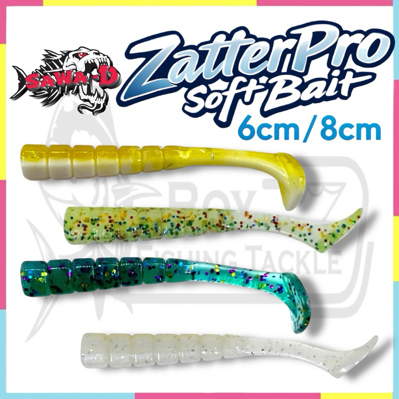 2025 SAWA-D ZATTER PRO SOFT BAIT 6cm 8cm SOFT PLASTIC SP SOFT LURE STRIKEBRO BADASS CHUBBY ...