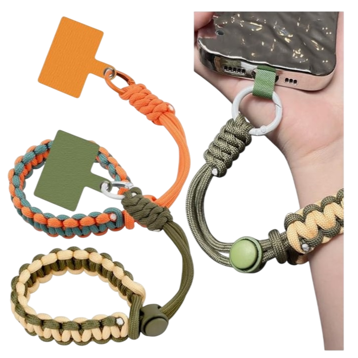 Anti Theft Mobile Phone Lanyard Strap Hand Wrist Strap Phone Braided ...