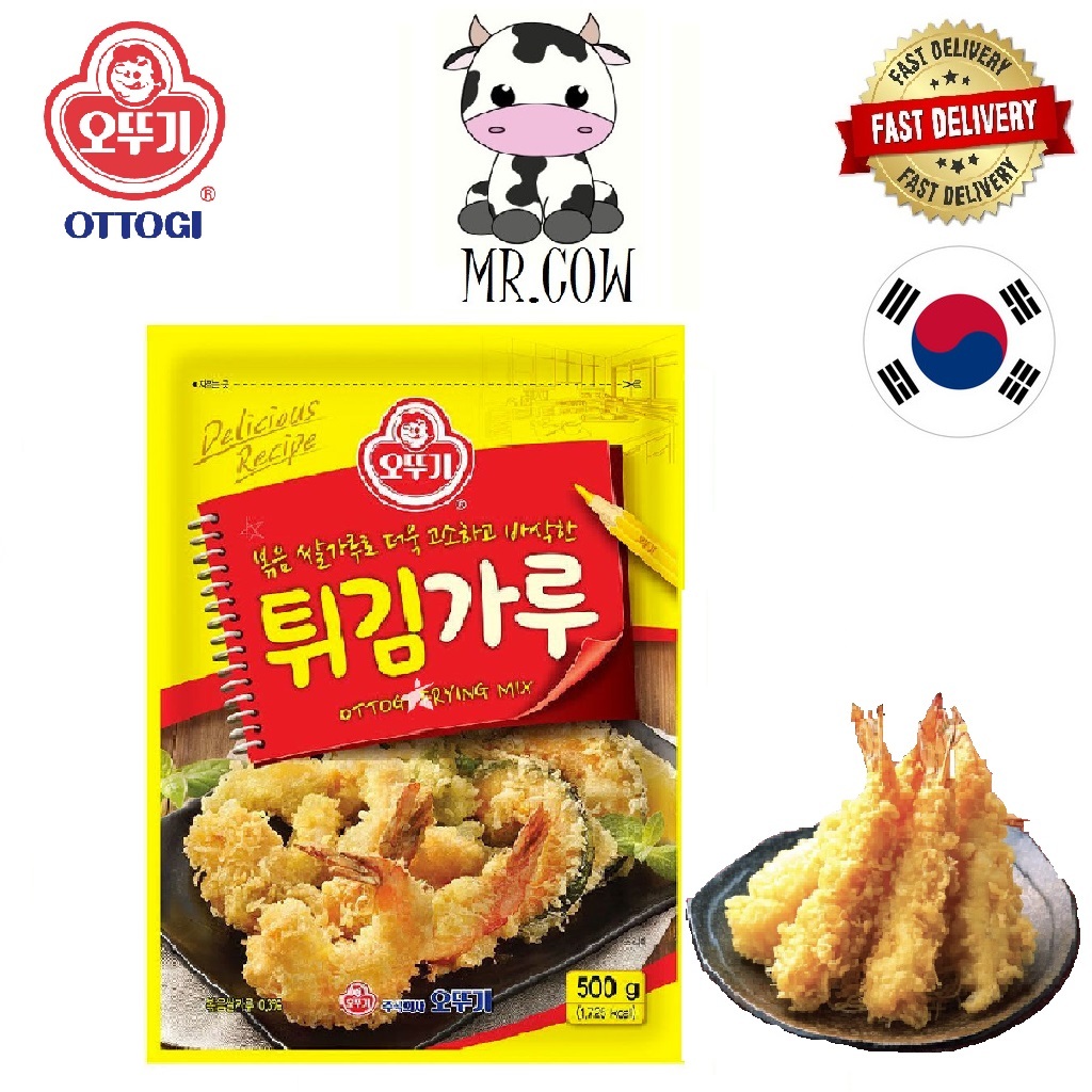EXP: 12/2025 Ottogi Korean Tempura Frying Batter Mix Powder 500g ...