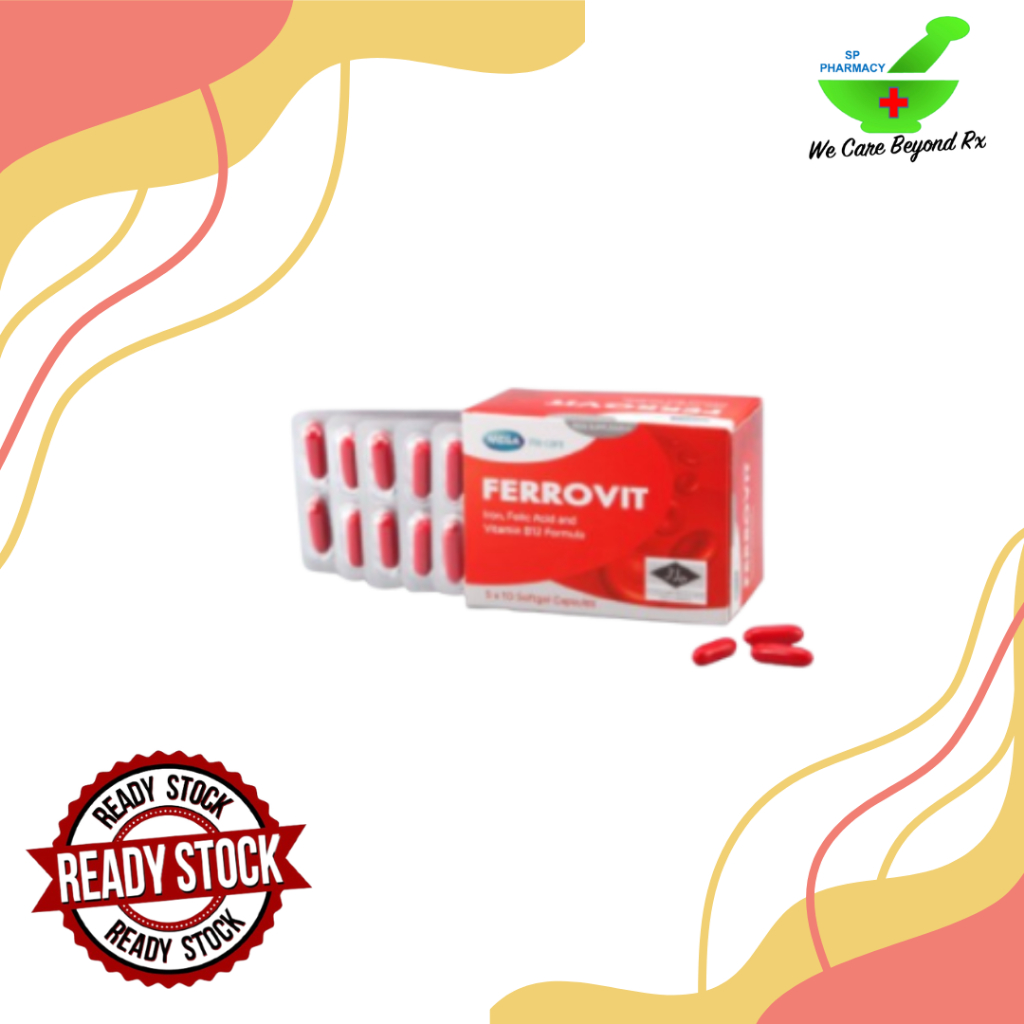 MEGA FERROVIT 5X10'S (EXP FEB 2026) | Shopee Malaysia
