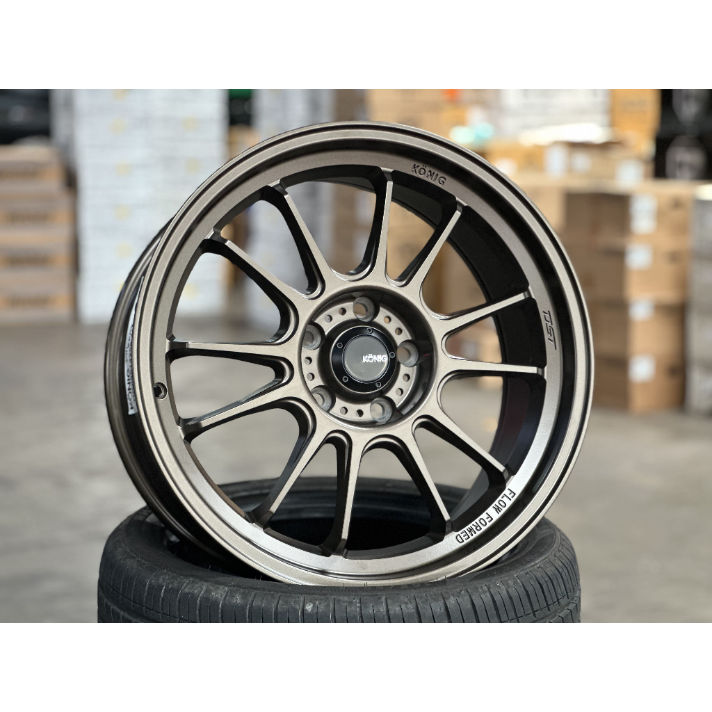 NEW 18X8.5J Konig Hypergram Rim (set of 4) Bronze 5X114.3 for Civic ...