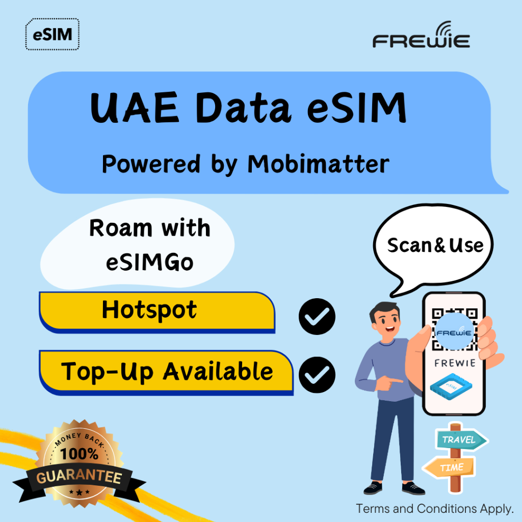 eSIMGo UAE (United Arab Emirates) eSIM Data Roaming | Topup Available ...