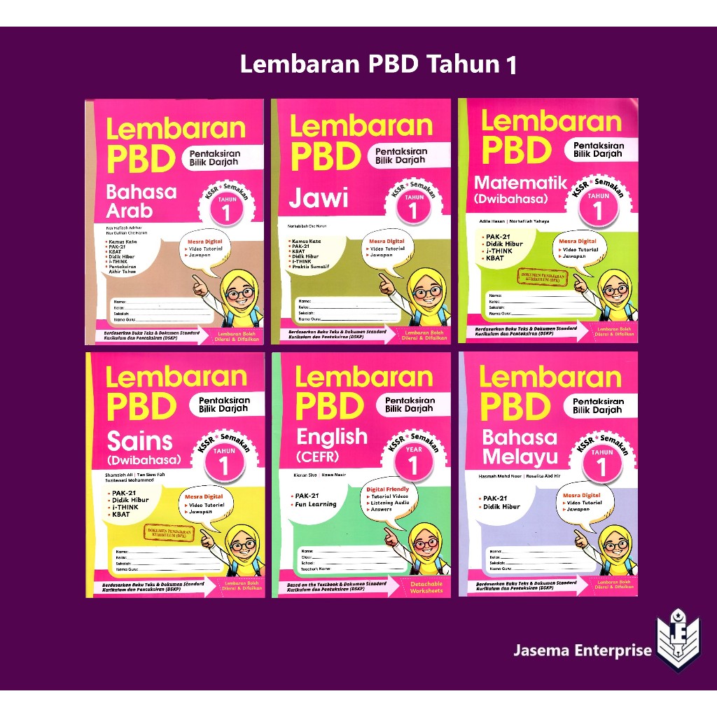 Lembaran PBD Tahun 1 Bm | English | Mathematics | Science | Pendidikan ...