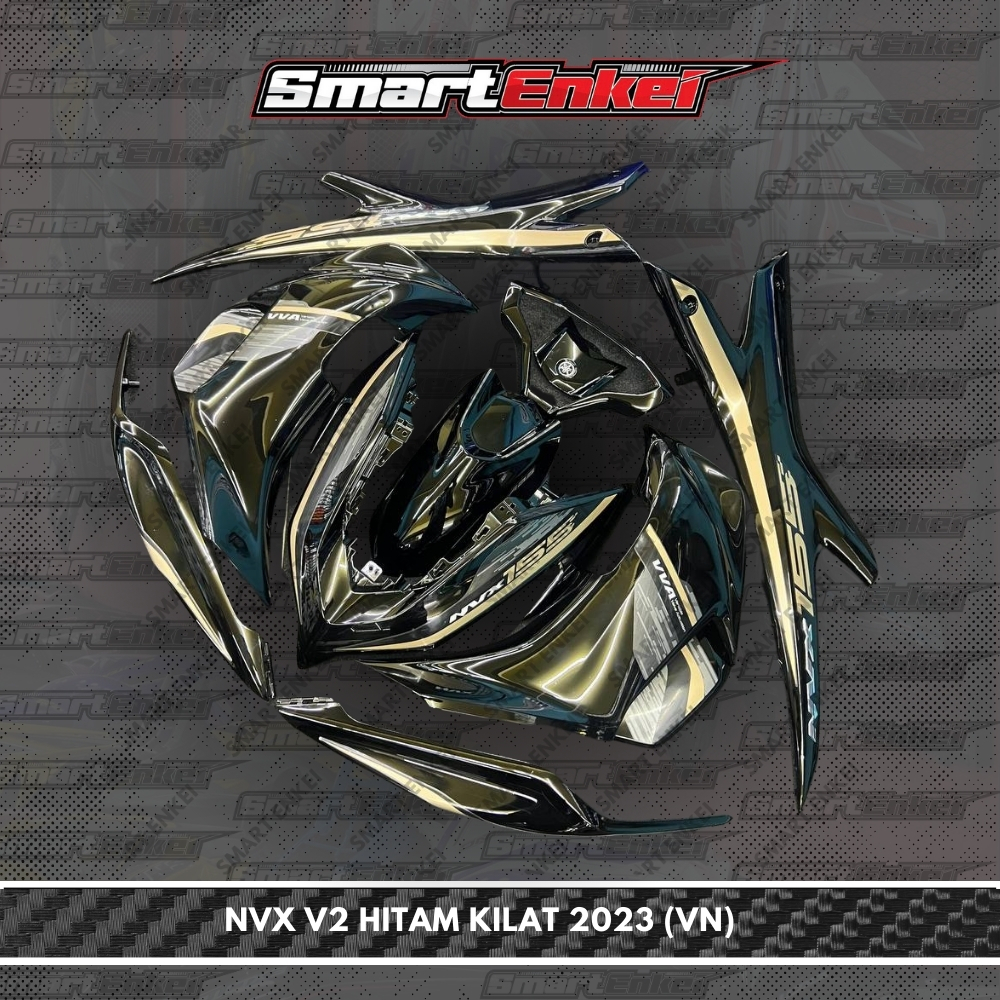 NVX 155 V2 COVERSET HITAM KILAT 2023 ORIGINAL VIETNAM | Shopee Malaysia