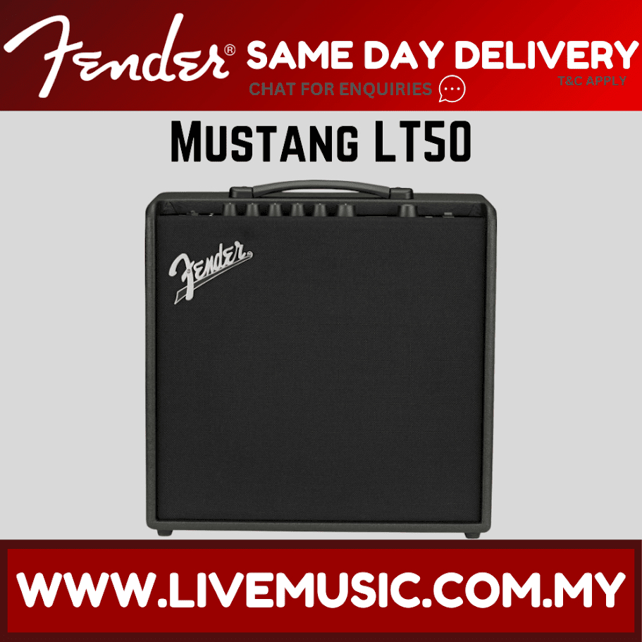 *SAME DAY DELIVERY* Fender Mustang LT50 Guitar Combo Amplifier (LT-50 ...