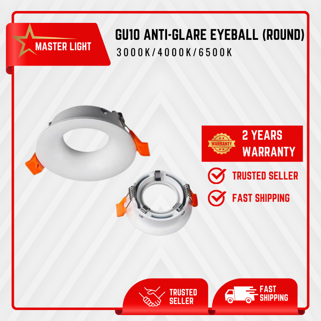 LED EYEBALL 8W RECESSED SPOTLIGHT DOWNLIGHT CASING LAMPU SILING CEILING ...