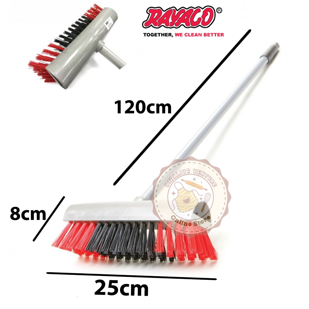 Rayaco Heavy Duty Floor Brush Hard Broom | Push Broom | Indoor Broom ...