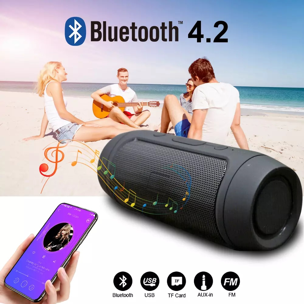 J B L Charge Mini (J006) / Charge 3 Mini Plus (J007 FM) Portable Wireless Speaker with Bluetooth ...