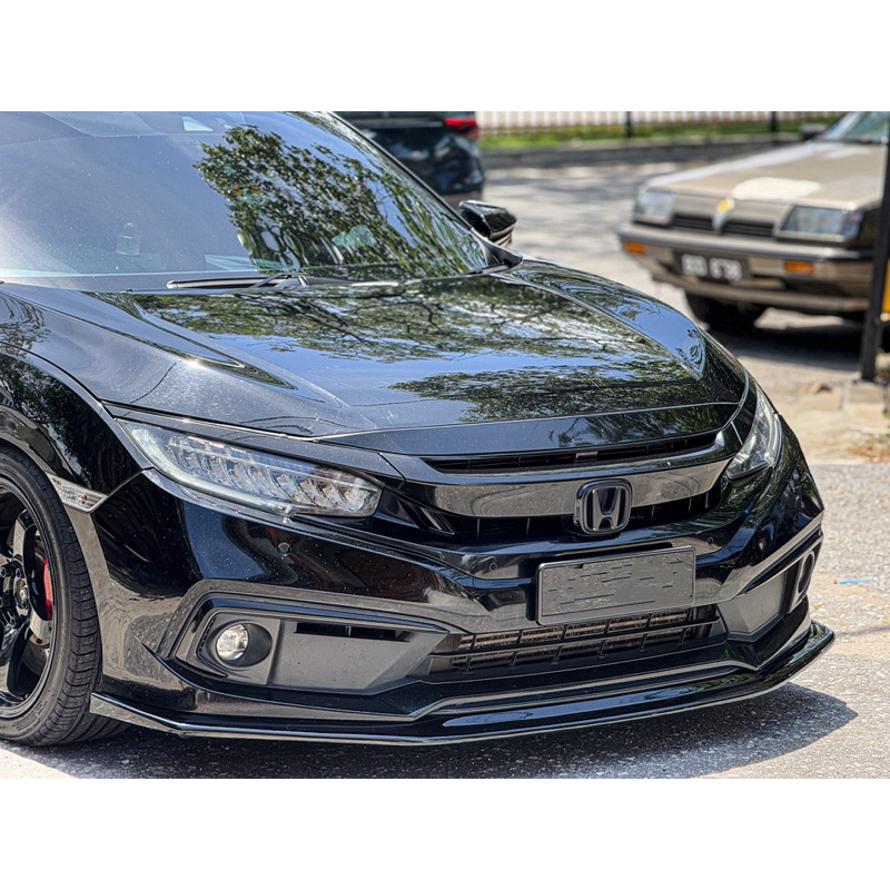 Honda Civic FC Thai Look Front Lips Gloss Black | Shopee Malaysia