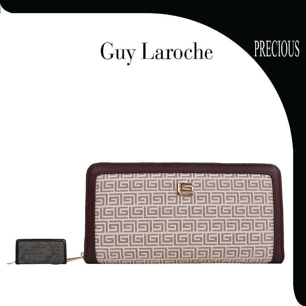 Guy Laroche GLPV Long & Short Monogram Wallet | Shopee Malaysia