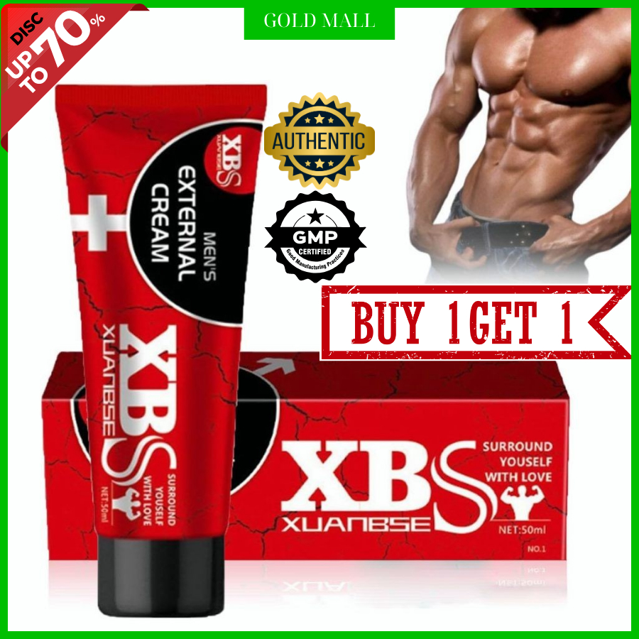 [BUY 1 FREE 1] XBS Red Repair Cream For Men Man Private Massage Oil For ...
