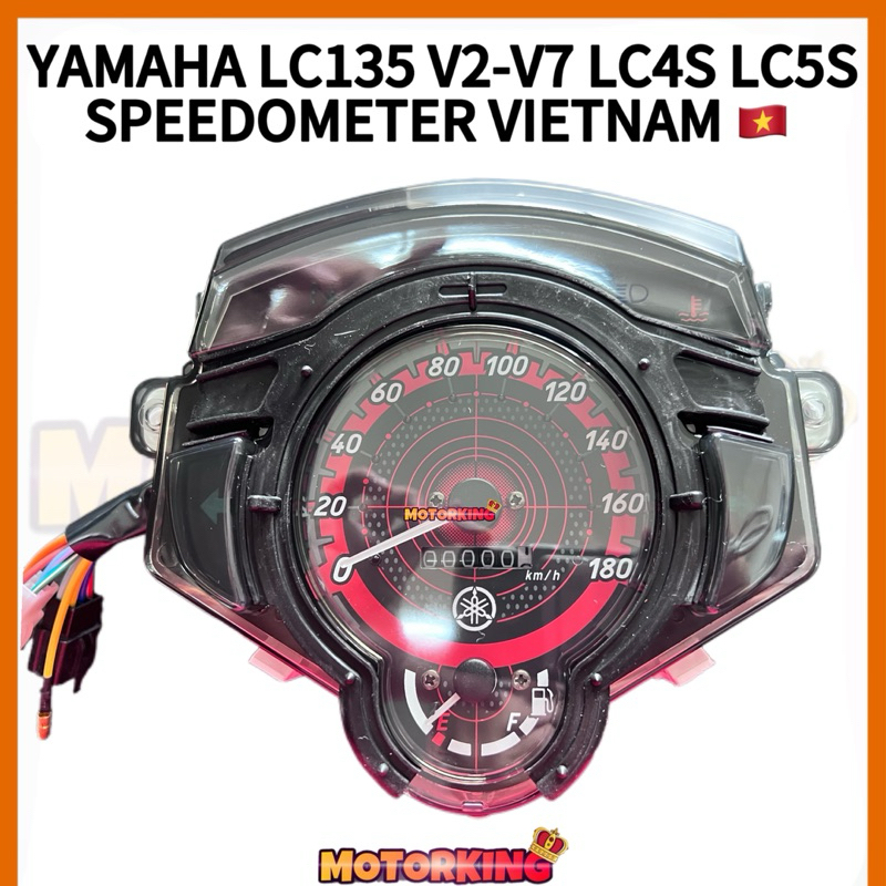 VIETNAM SPEEDOMETER YAMAHA LC135 4S 5S V2 V3 V4 V5 V6 V7 SPEEDOMETER VIETNAM 🇻🇳 METER PLUG N ...