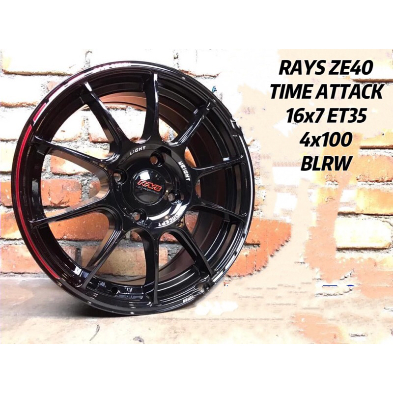 NEW RIM RAYS ZE40 TIME ATACK 16 INCHI | Shopee Malaysia