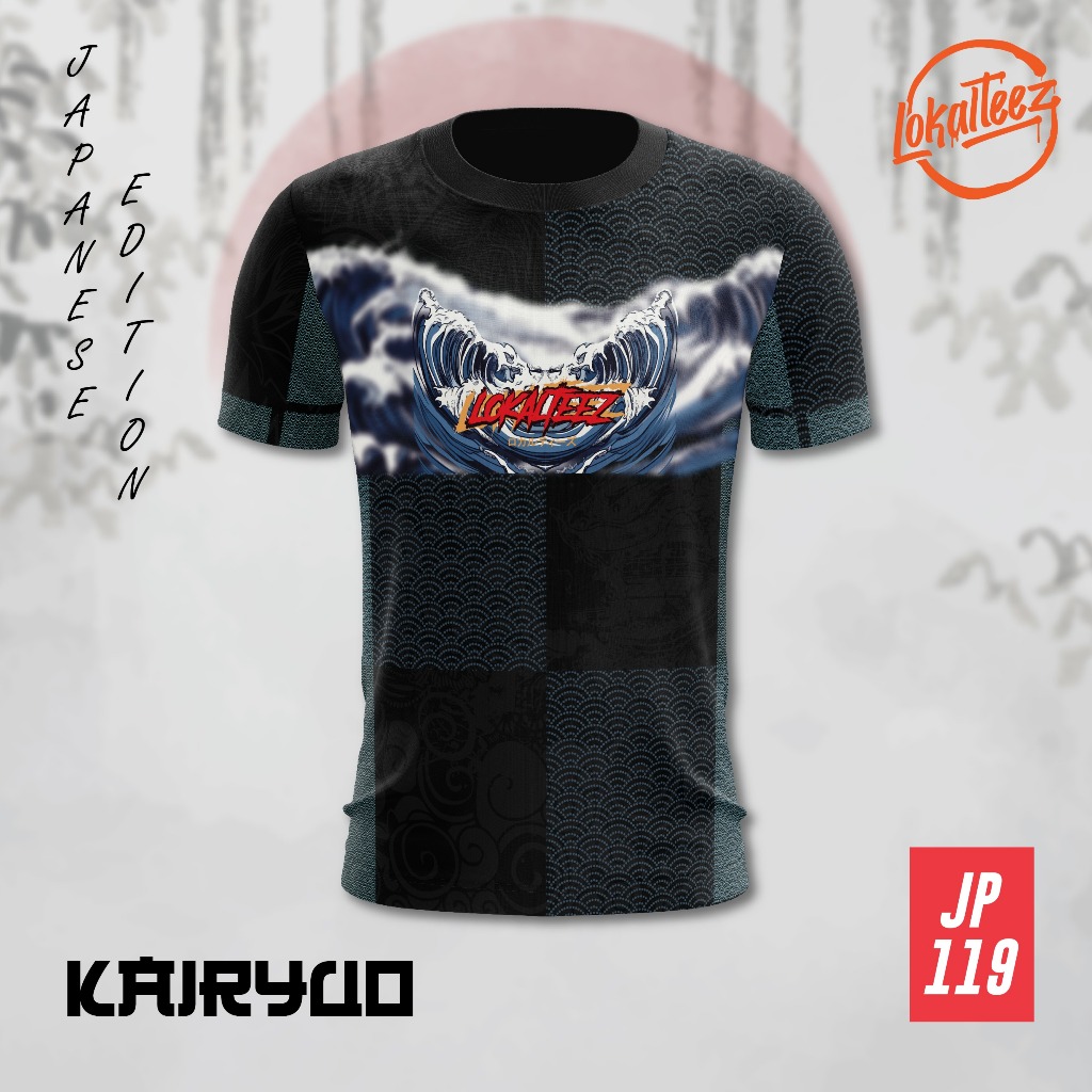 LOKALTEEZ JP119 Japanese NIHON Edition KAIRYUO 150GSM MICROFIBER EYELET JERSEY | Shopee Malaysia