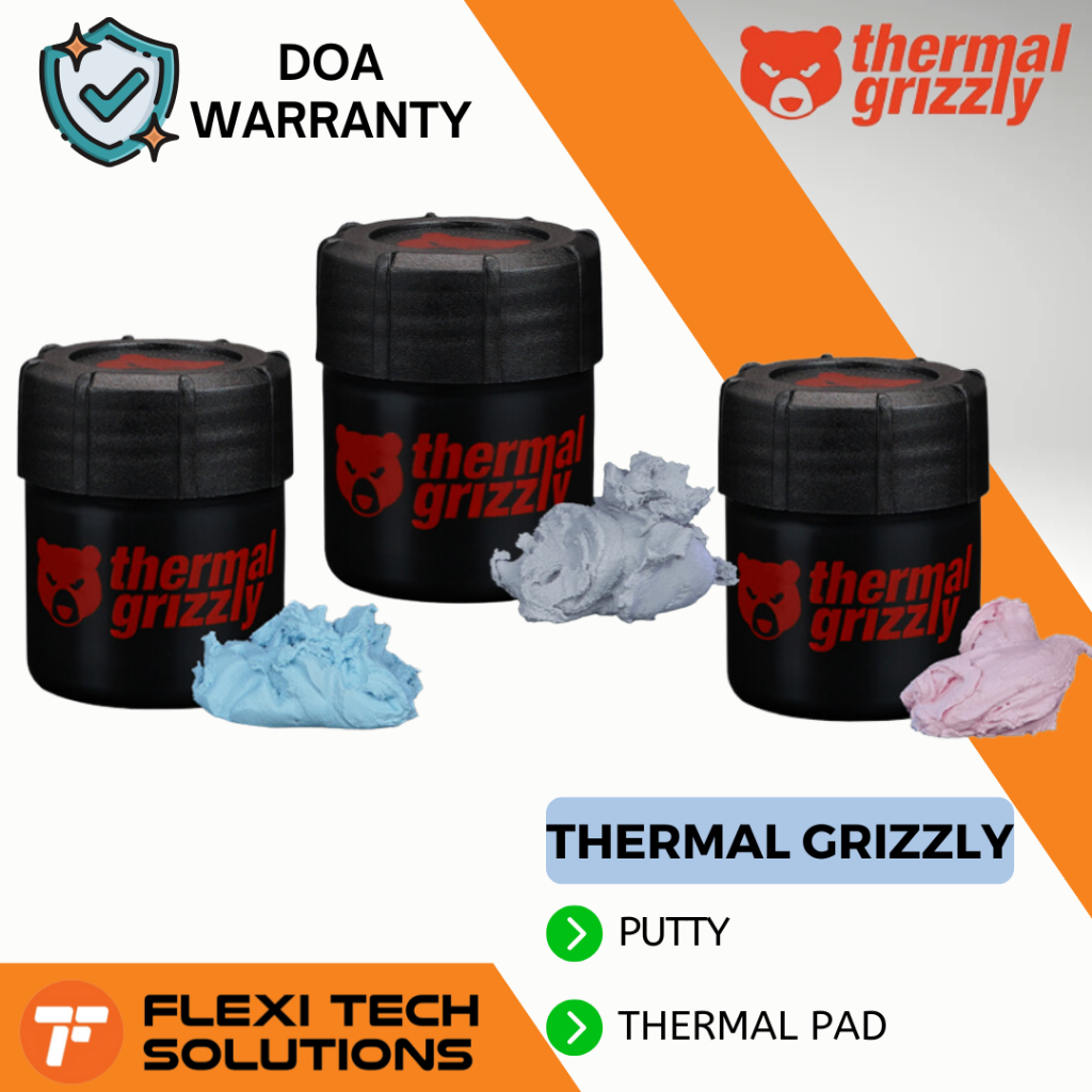 Flexi TechThermal Grizzly Putty Basic & Advance & Pro - 30g | Shopee Malaysia