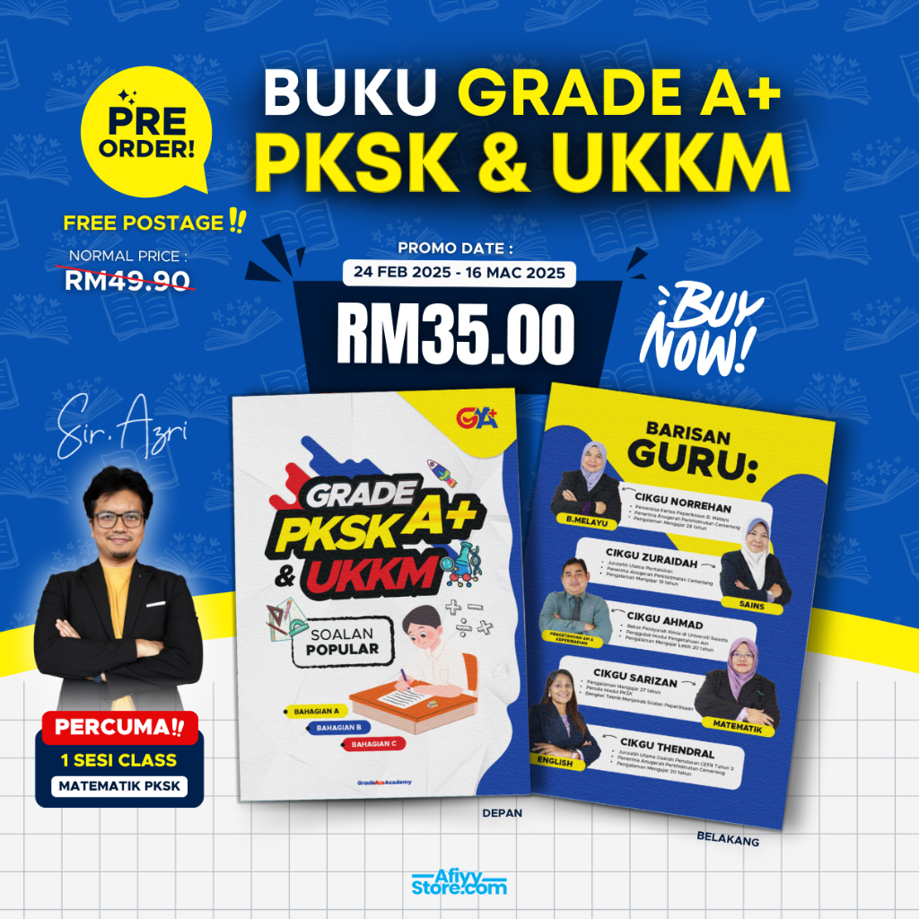 BUKU GRADE A+ PKSK DAN UKKM PRE-ORDER | Shopee Malaysia
