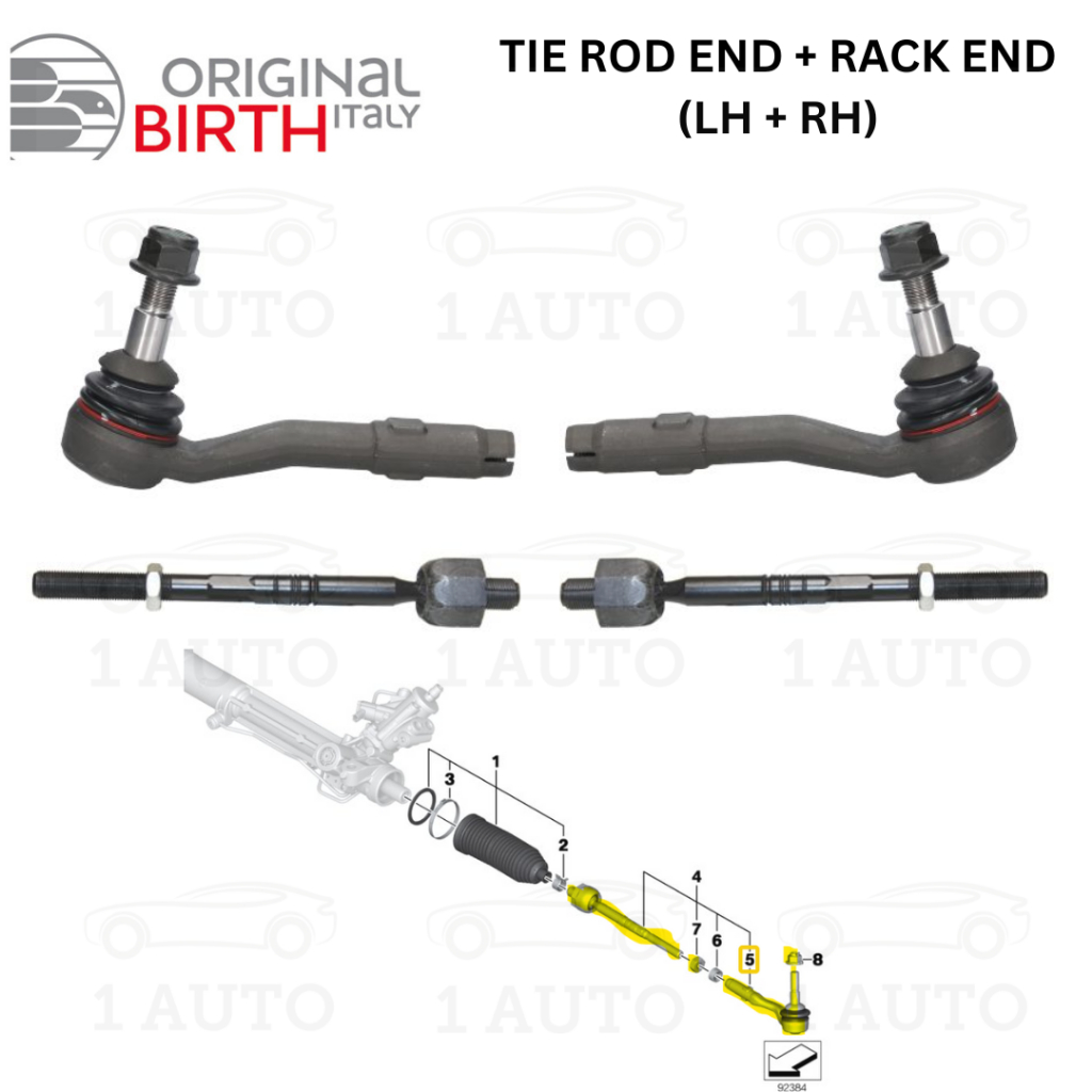 ORIGINAL BIRTH ITALY TIE ROD END / RACK END BMW E60 E63 E64 E65 E66 | Shopee Malaysia