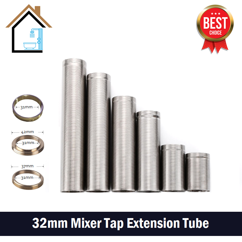 [Series: 0032] 201 Stainless Steel Mixer Faucet Tap Fixing Extension ...