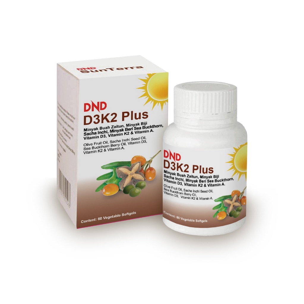 DND D3K2 softgel (1 Botol x 60 Biji) | Shopee Malaysia